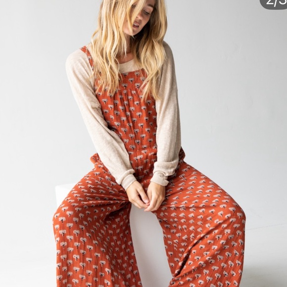 NATURAL LIFE | Pants & Jumpsuits | Natural Life Dakota Overalls Tree ...